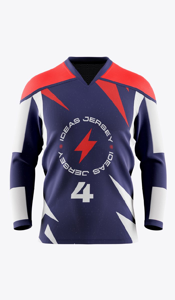 Hockey Uniform Blue Vortex Hockey | IdeasJersey